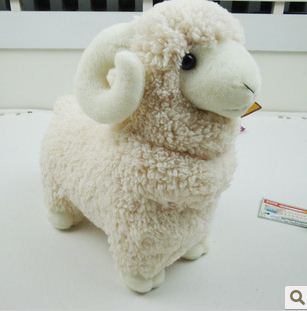 Huggable cute plush sheep toy stuffed soft sheep promotion toy